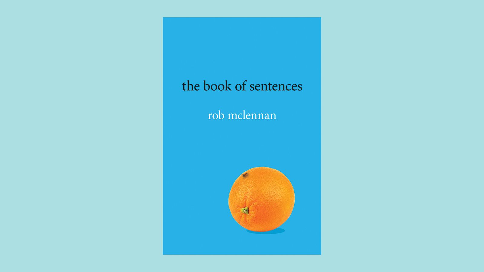 book of sentences - University of Calgary Press